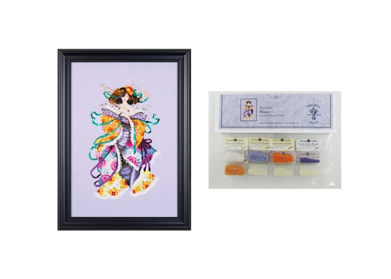 MIRABILIA Cross Stitch PATTERN & EMBELLISHMENT Pack Blossom - Etsy