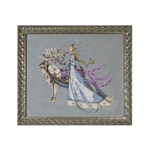 MIRABILIA Cross Stitch PATTERN & EMBELLISHMENT Pack Snow Queen MD143 - Etsy