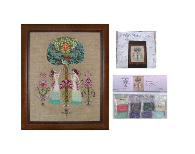 MIRABILIA Cross Stitch PATTERN & EMBELLISHMENT Pack Snow Queen MD143 - Etsy