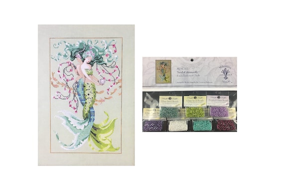 Sewing MIRABILIA Nora Corbett Cross Stitch PATTERN & EMBELLISHMENT Pack ...