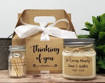 Memorial Candle Box - Etsy
