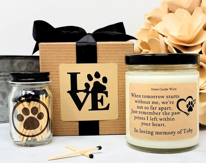 Dog or Cat Loss Gift Pet Loss Gift Mourning Pet Loss Dog Remembrance ...