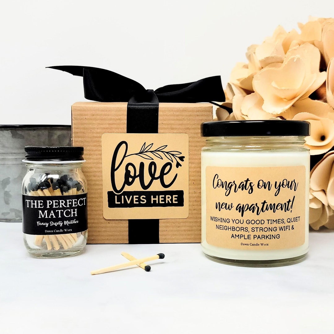 New Apartment Gift - New Home Gift Box - Soy Candle - First Home Gift ...