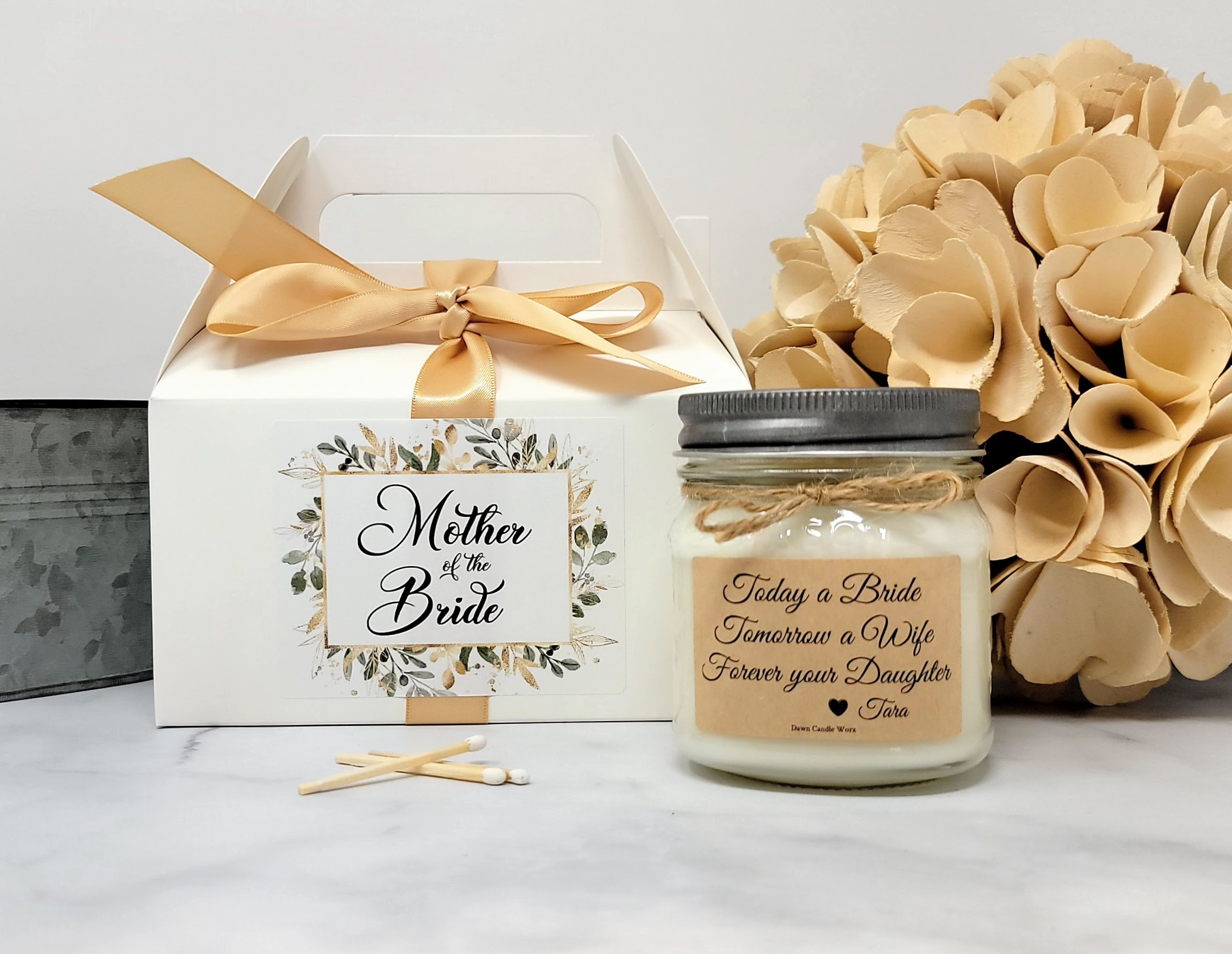 Mother of the Bride Gift Box Wedding Day Gift for Mom 8oz - Etsy