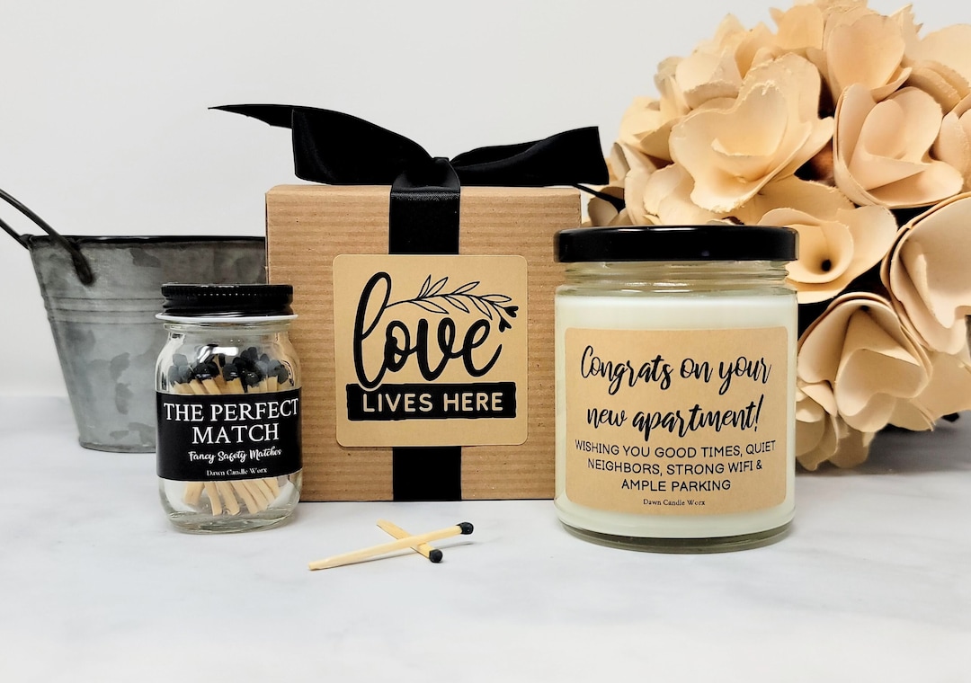 New Apartment Gift New Home Gift Box Soy Candle First Home Gift New ...