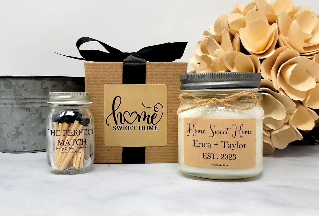 New Apartment Gift New Home Gift Box Housewarming Gift 8oz Soy Candle ...