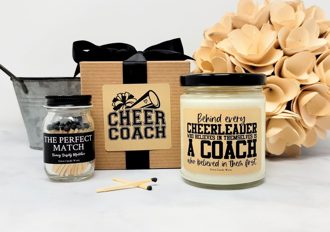 Cheerleader Coach Gift Gift for Coach Coach Candle Cheer Coach Gift ...
