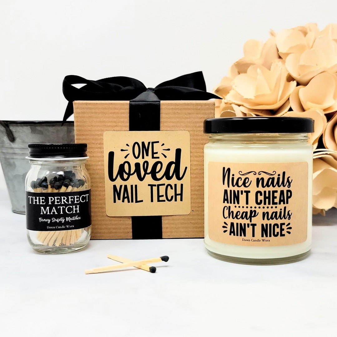 Gift for Nail Tech - Gift for Nail Artist - Nail Tech Candle - Nail ...