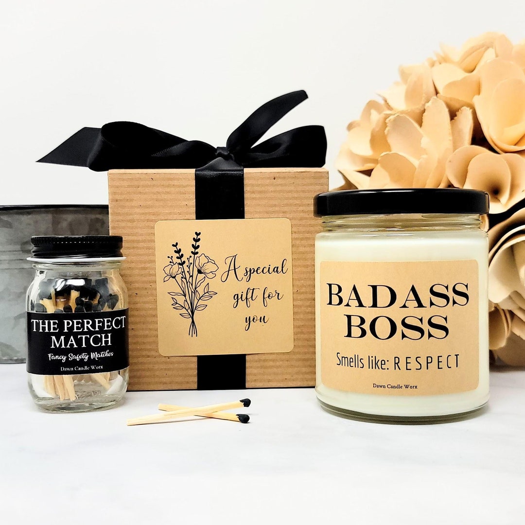 Gift for Boss Badass Boss Birthday Gift Supervisor Gift Coworker Gift ...