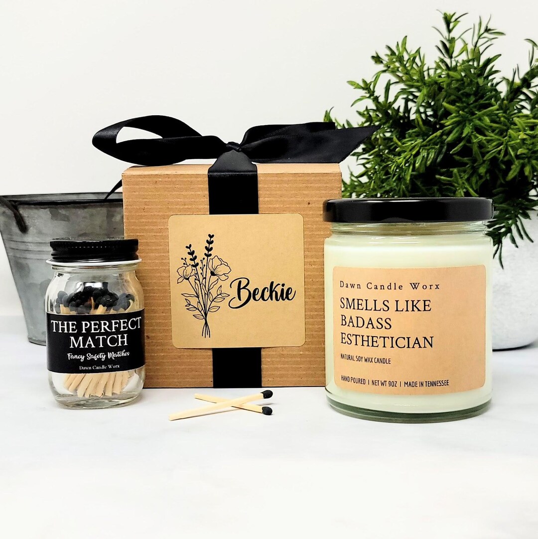 Gift for Esthetician - Gift for Beautician - Soy Candle - Gift for Skin ...