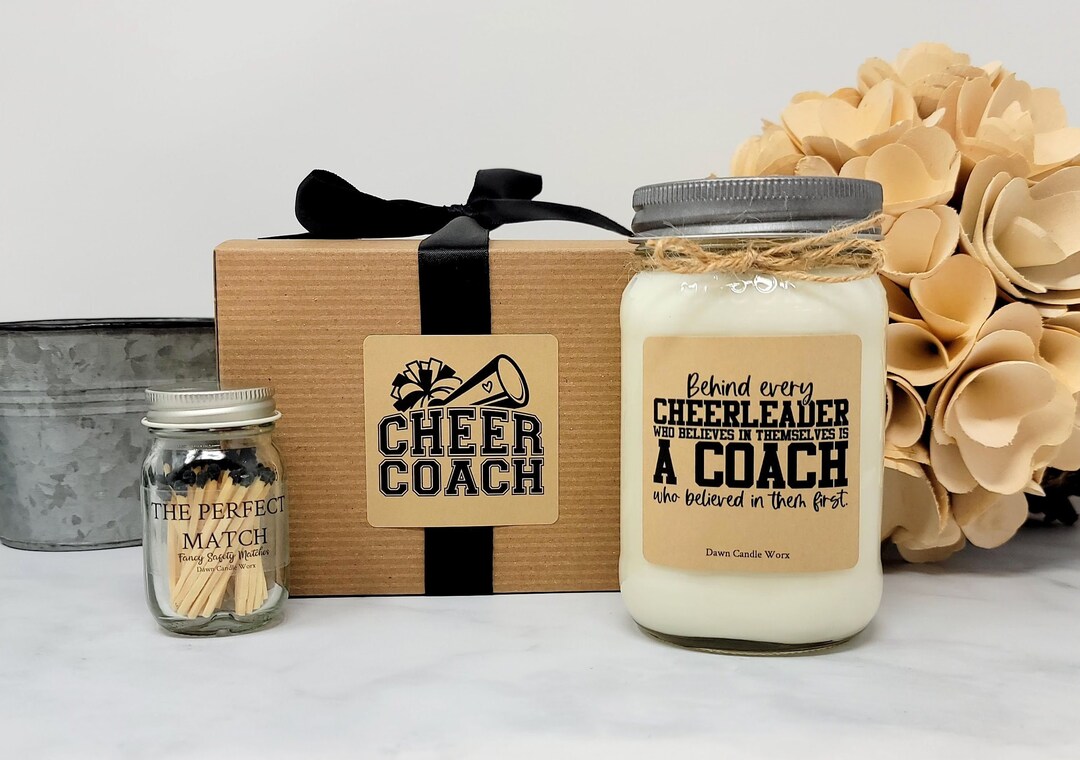 Cheerleader Coach Gift Gift for Coach Coach Candle Cheer Coach Gift ...