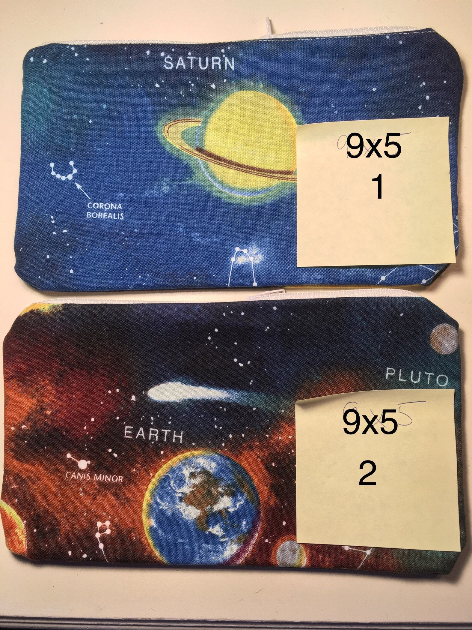 Galaxy, Constellations, and Planets Zip Pouch/pencil Case - Etsy