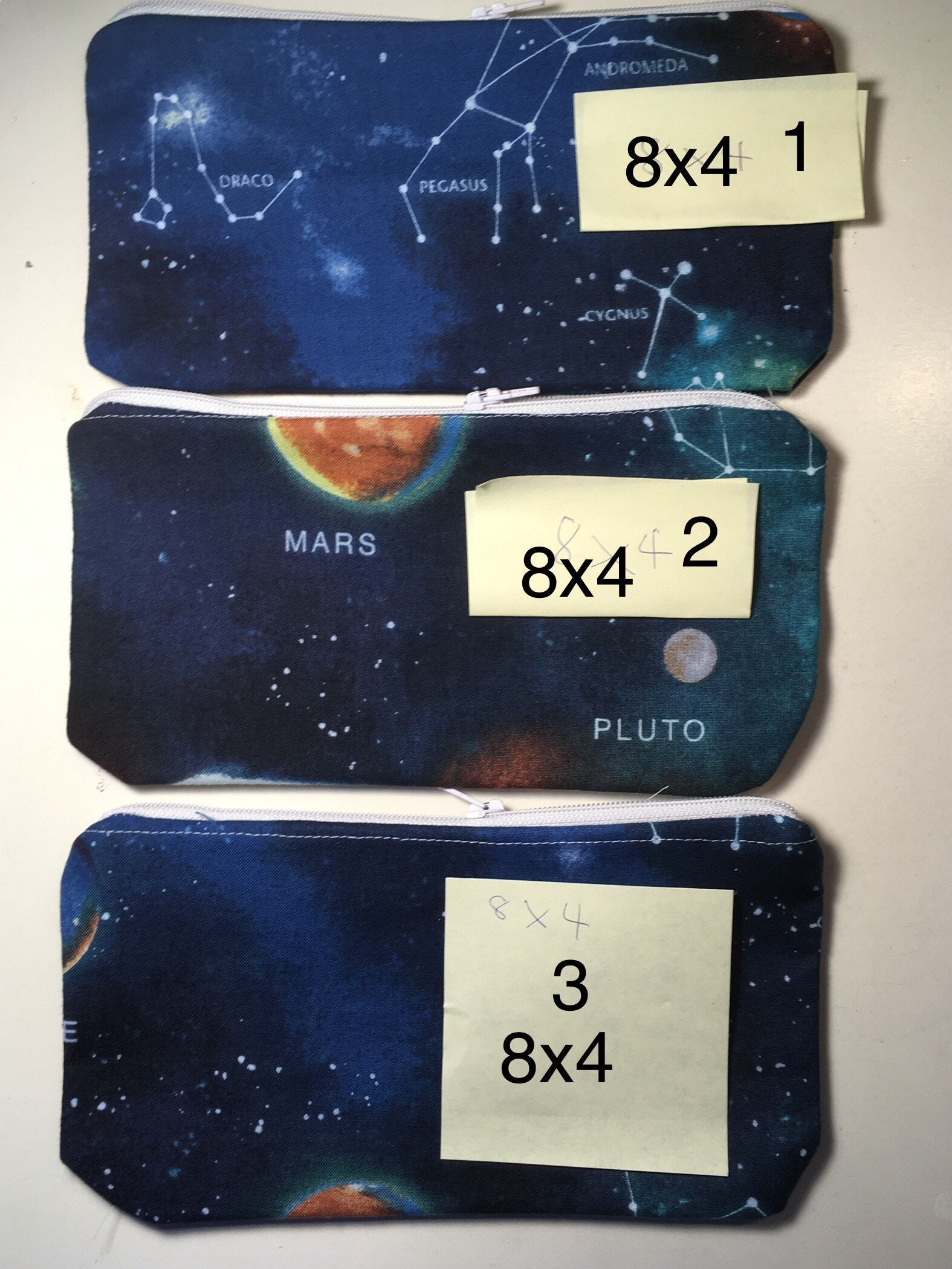 Galaxy, Constellations, and Planets Zip Pouch/pencil Case - Etsy
