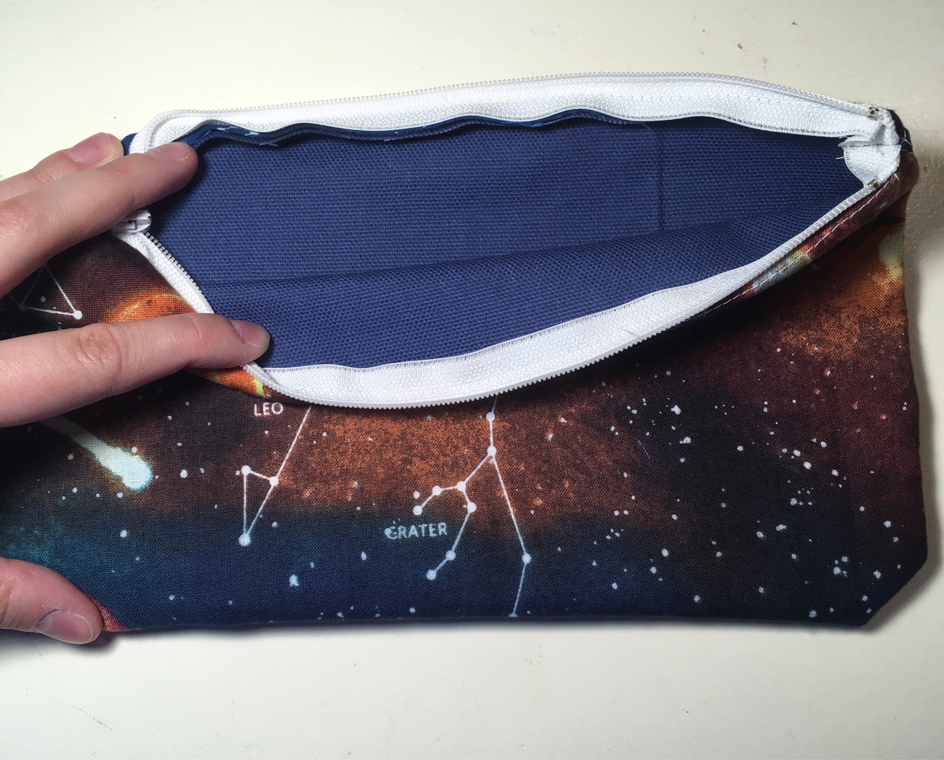 Galaxy, Constellations, and Planets Zip Pouch/pencil Case - Etsy