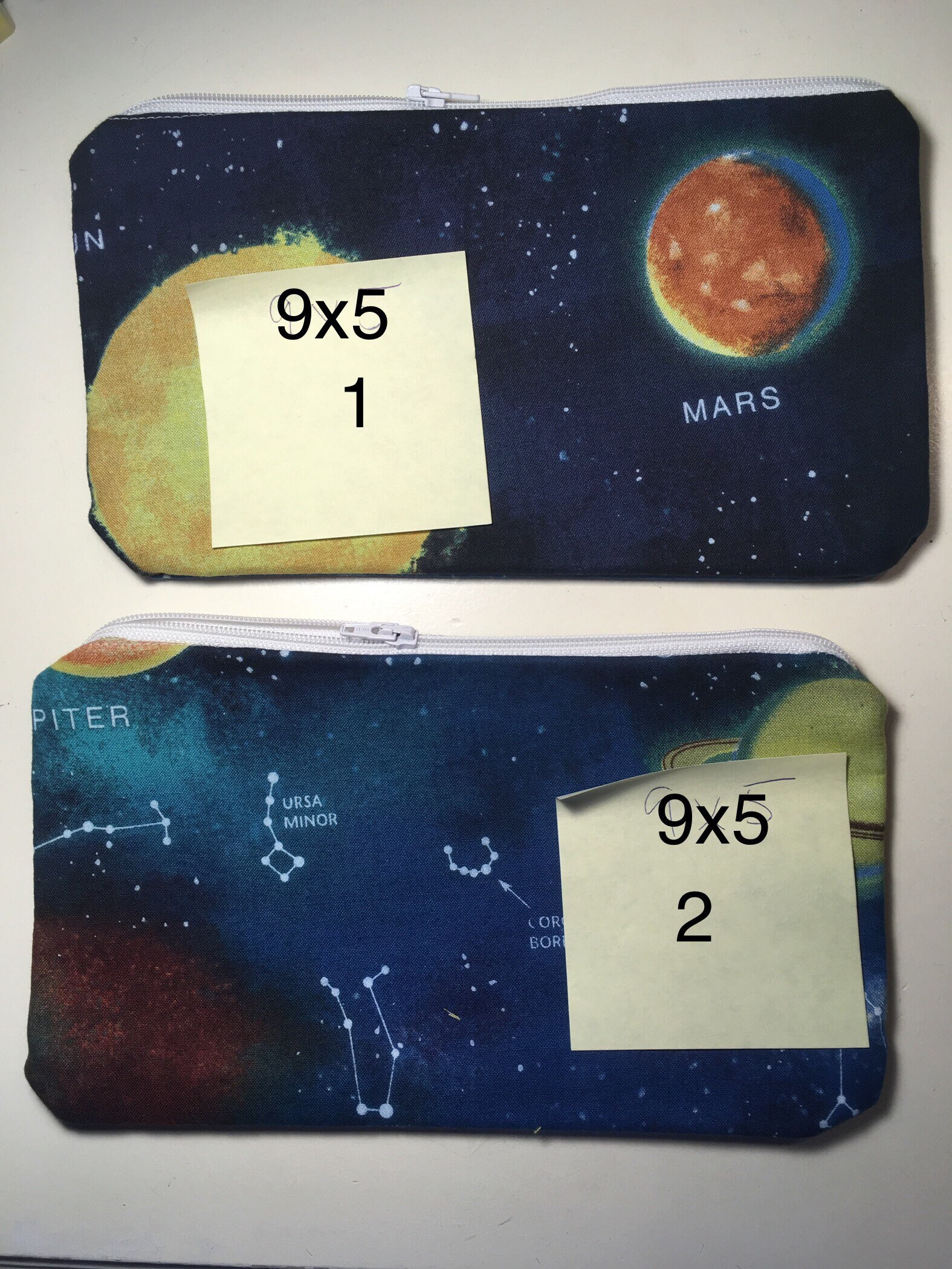 Galaxy, Constellations, and Planets Zip Pouch/pencil Case - Etsy