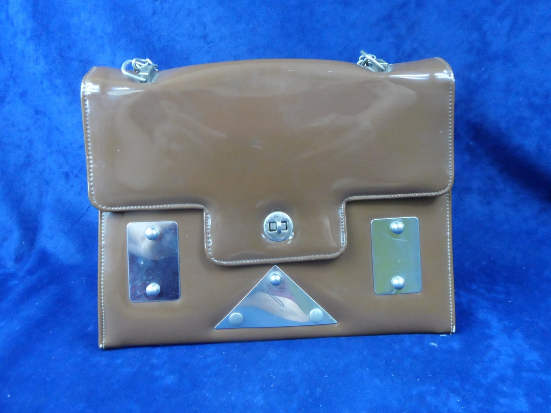 RETRO 1960s Vinyl Purse Vintage Cottage Chic Purse, Handbag - Etsy