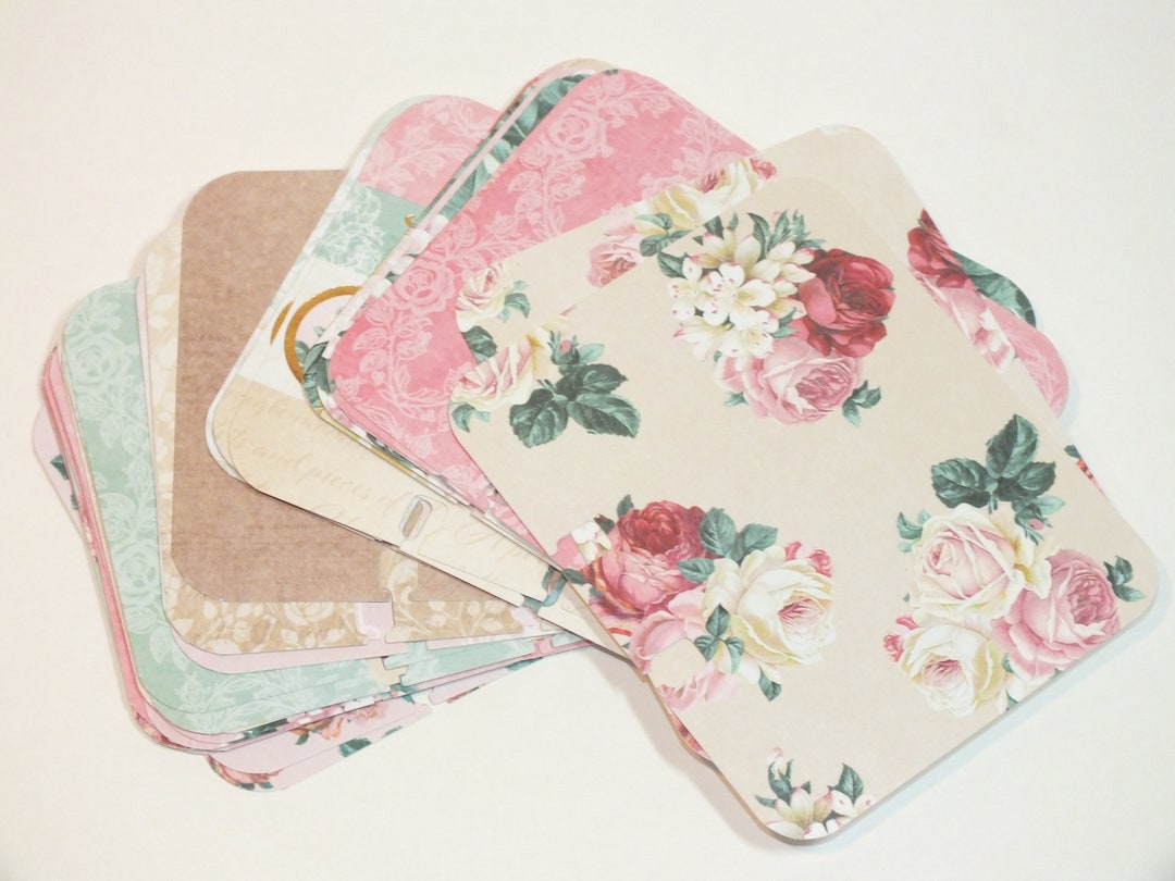 33 Memory Dex Cards Index Cards Rolodex Cards Rose Cottage - Etsy