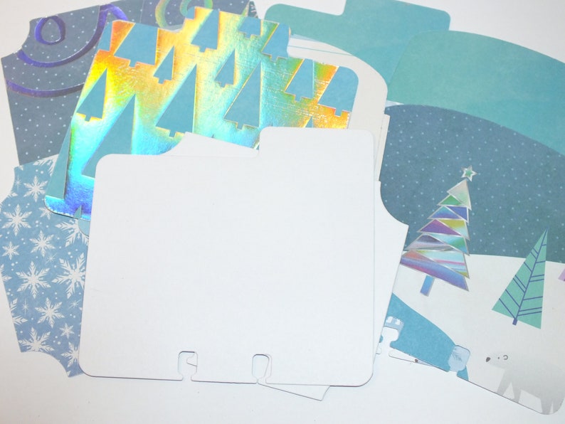 25 Memory Dex Cards 4 Shapes Rolodex Cards Christmas Northern - Etsy