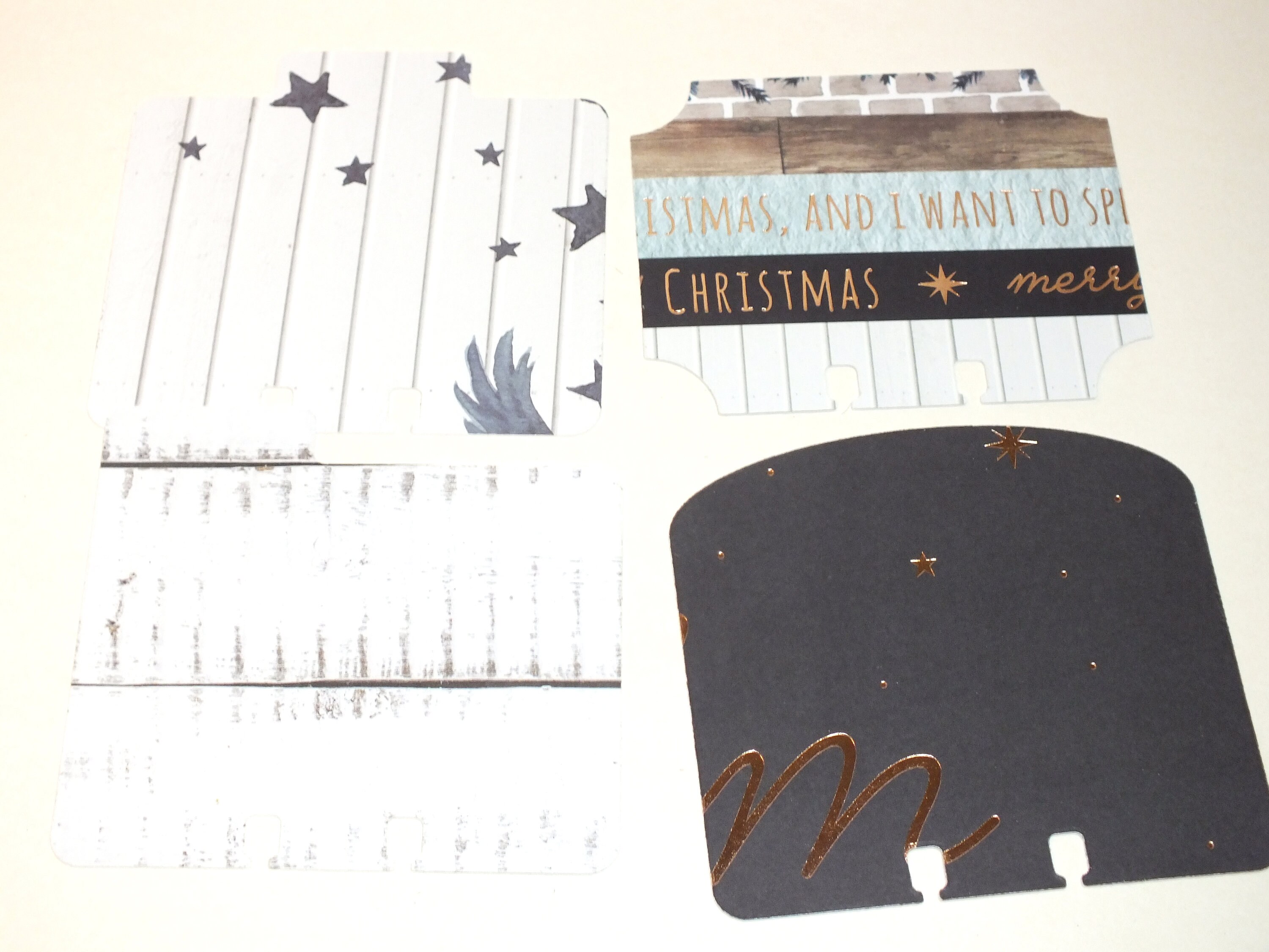 30 Memory Dex Cards 4 Shapes Rolodex Cards Christmas A Winter Night ...