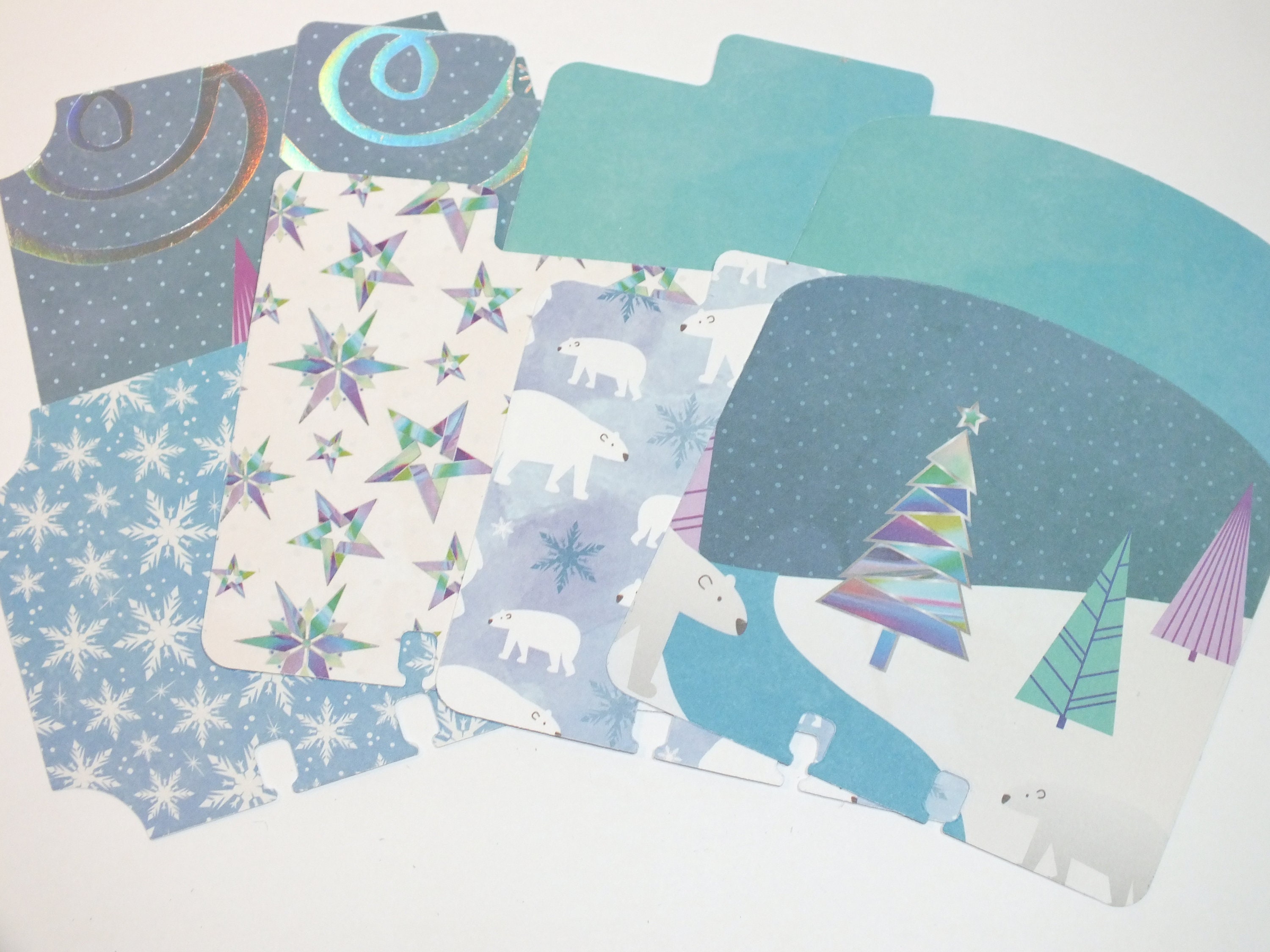 25 Memory Dex Cards 4 Shapes Rolodex Cards Christmas Northern - Etsy