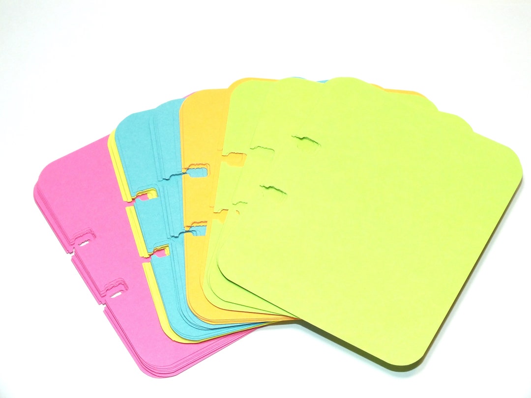 50 Memory Dex Cards Index Rolodex Cards Citrus Color Sheets Neon Colors ...