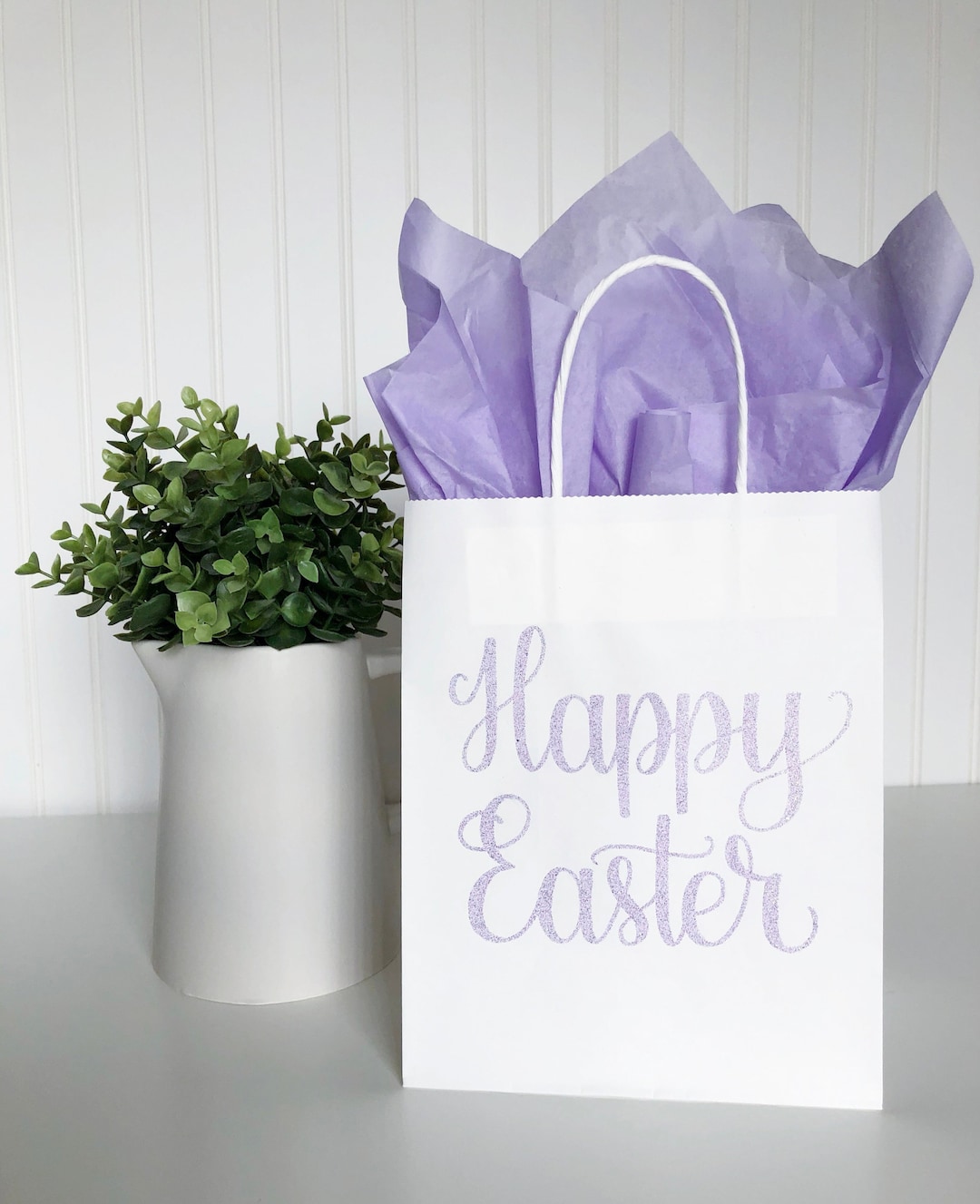Happy Easter Gift Bag, Easter Treat Bag, Easter Hostess Gift, Spring ...