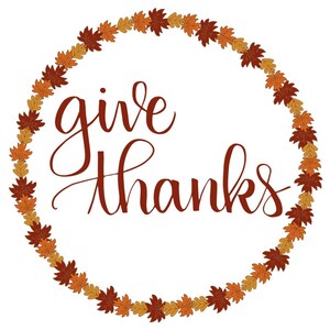 Give Thanks Sign, Thanksgiving Printable, Calligraphy Print, Apartment ...