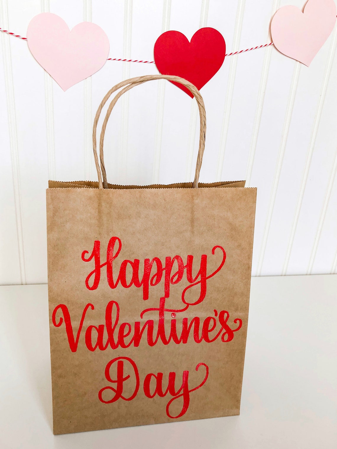 Happy Valentines Day Gift Bag Valentines Day Favor Bag | Etsy