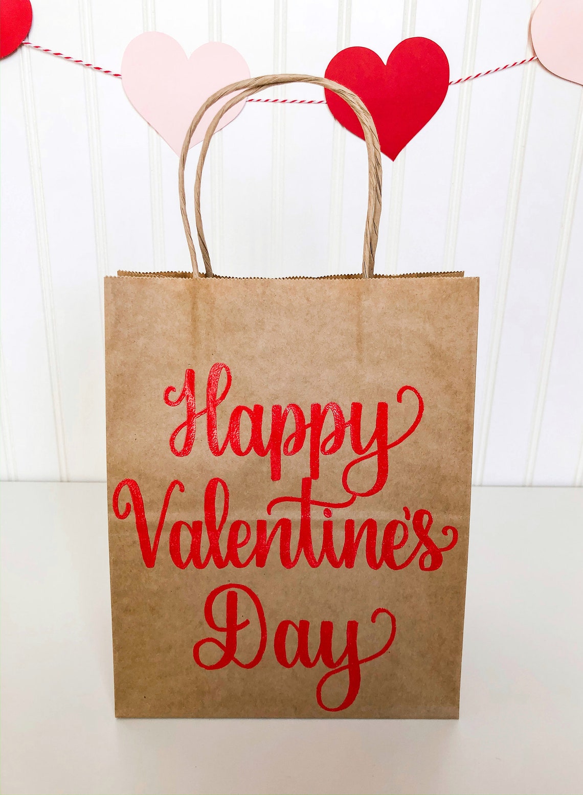 Happy Valentines Day Gift Bag Valentines Day Favor Bag | Etsy