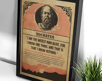 Socrates Wall Art - Etsy