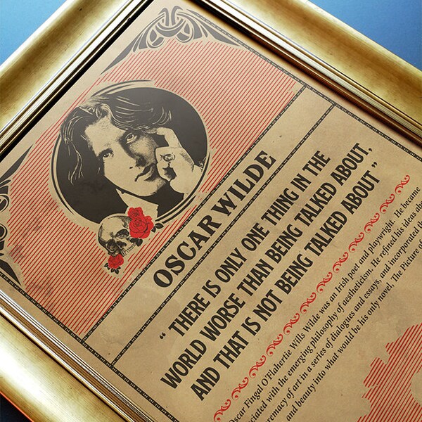 Oscar Wilde - Etsy