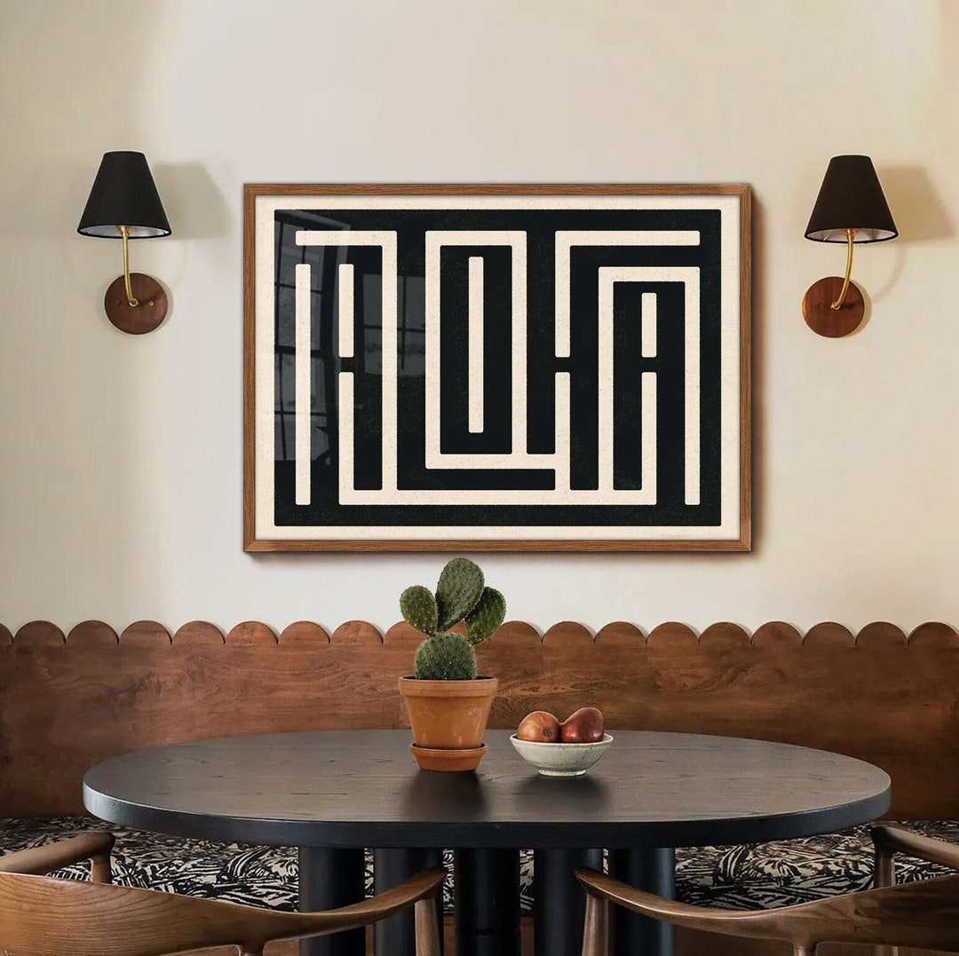 Aloha Typography Art Print, Coastal Wall Art, Beach Decor, Tropical ...