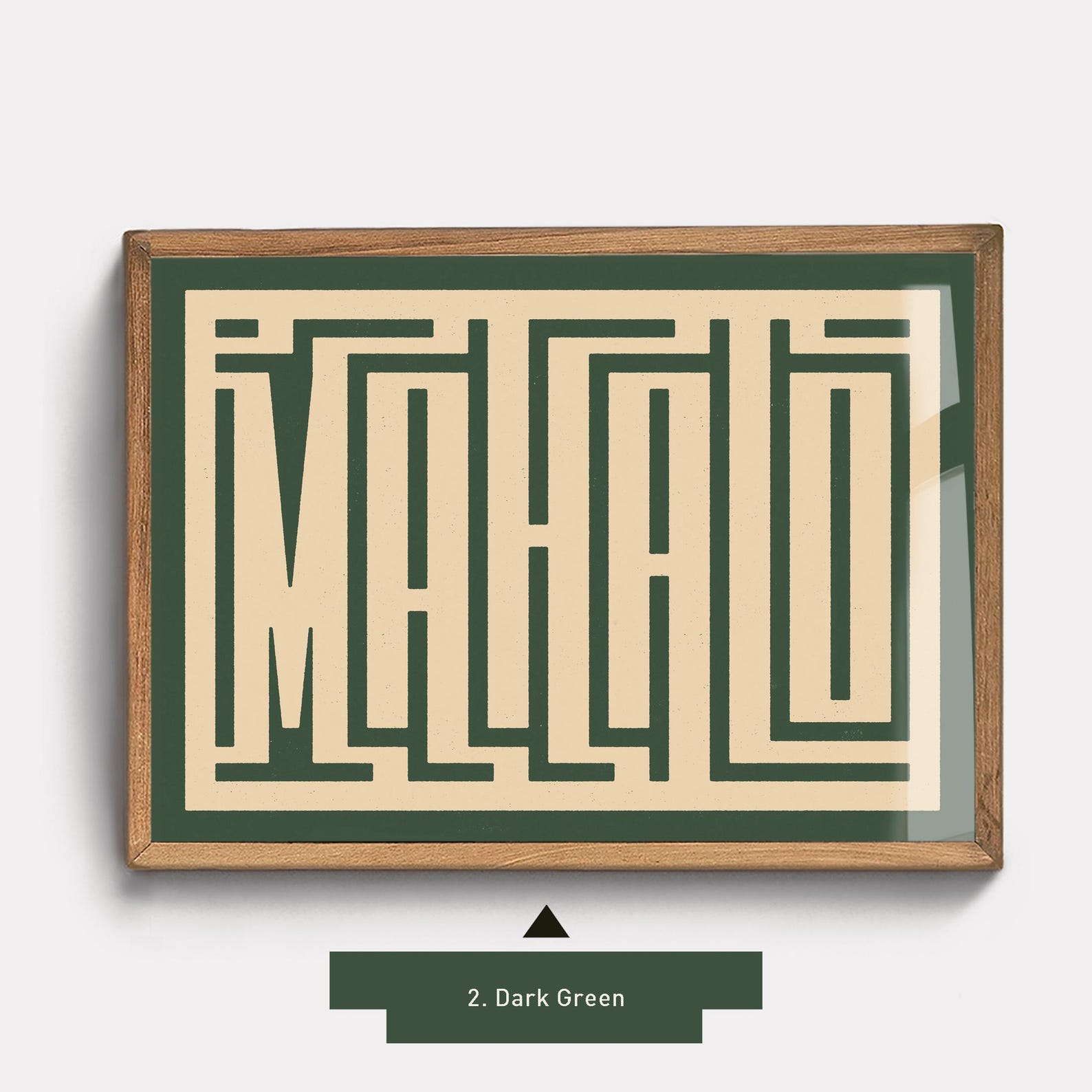 Mahalo Hawaiian Print: Beach House Teal Geometric Coastal Wall Art - Etsy