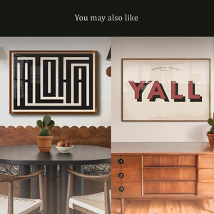 Bucking Bull Print, Cowboy Poster, Southwestern & Western Room Decor ...