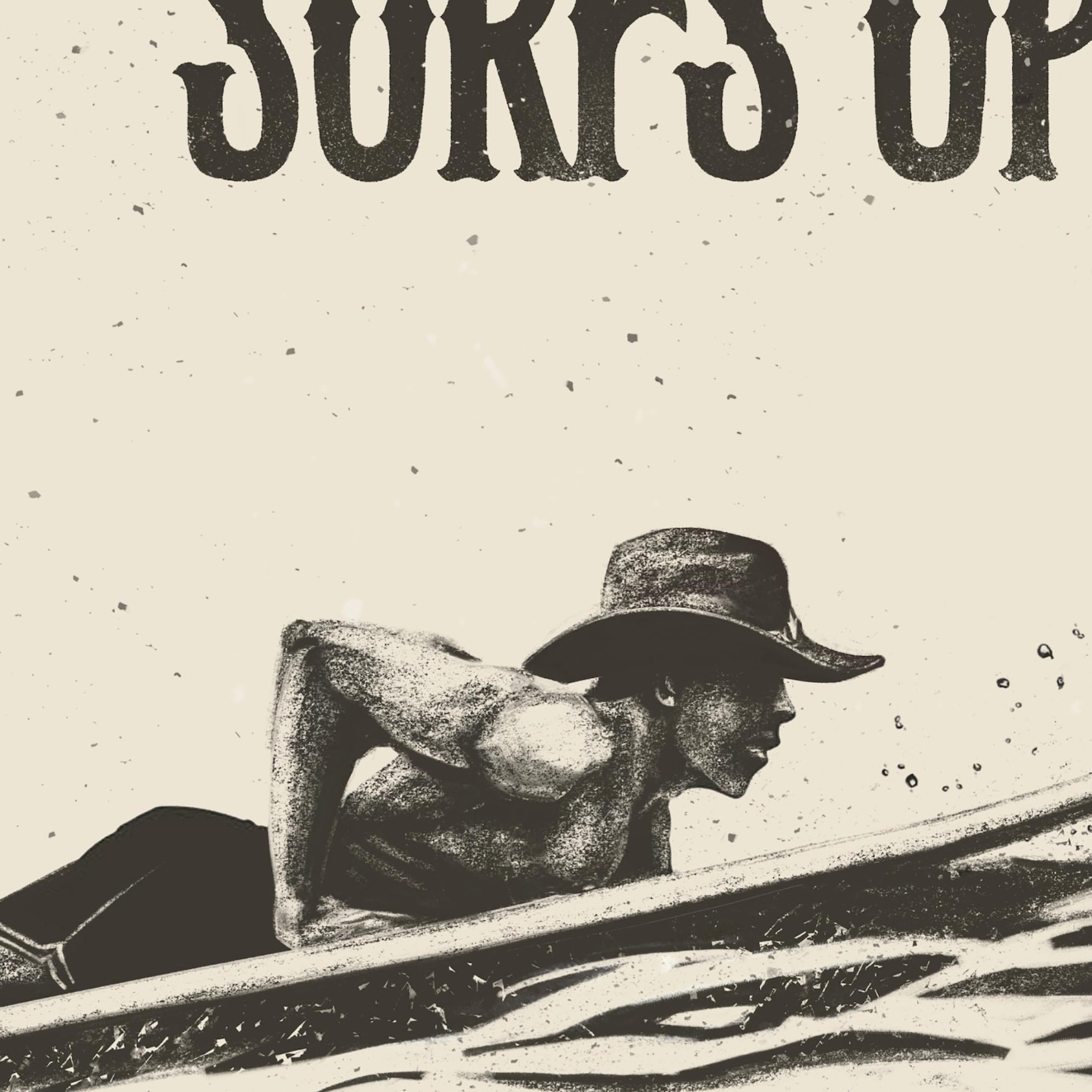 Surf's up Poster, Farmhouse Wall Art, Southwestern Poster, Boho ...