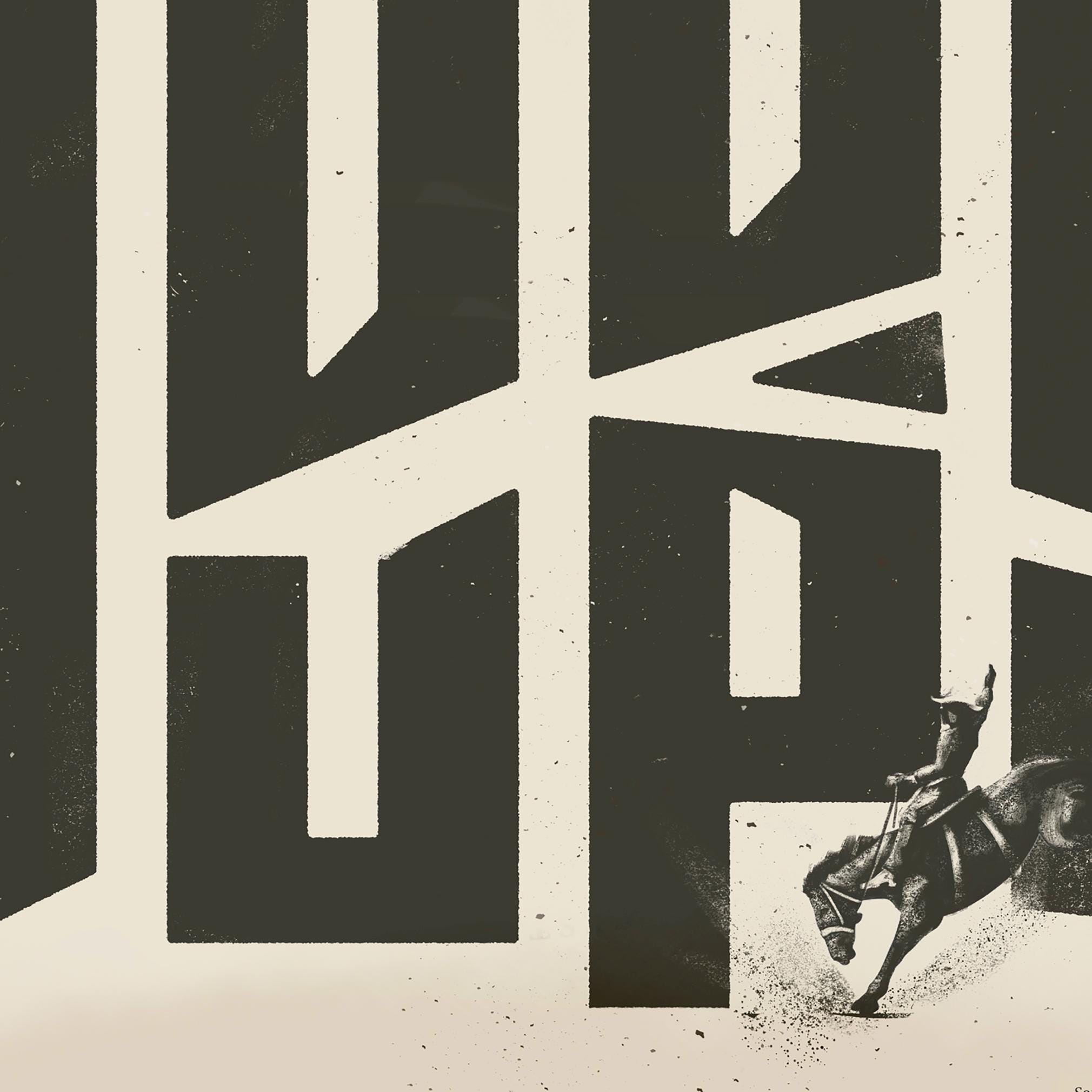 Giddy up Print, Retro Typography Art Poster, Western Wall Decor ...