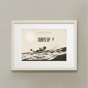 Surf's up Poster, Farmhouse Wall Art, Southwestern Poster, Boho ...