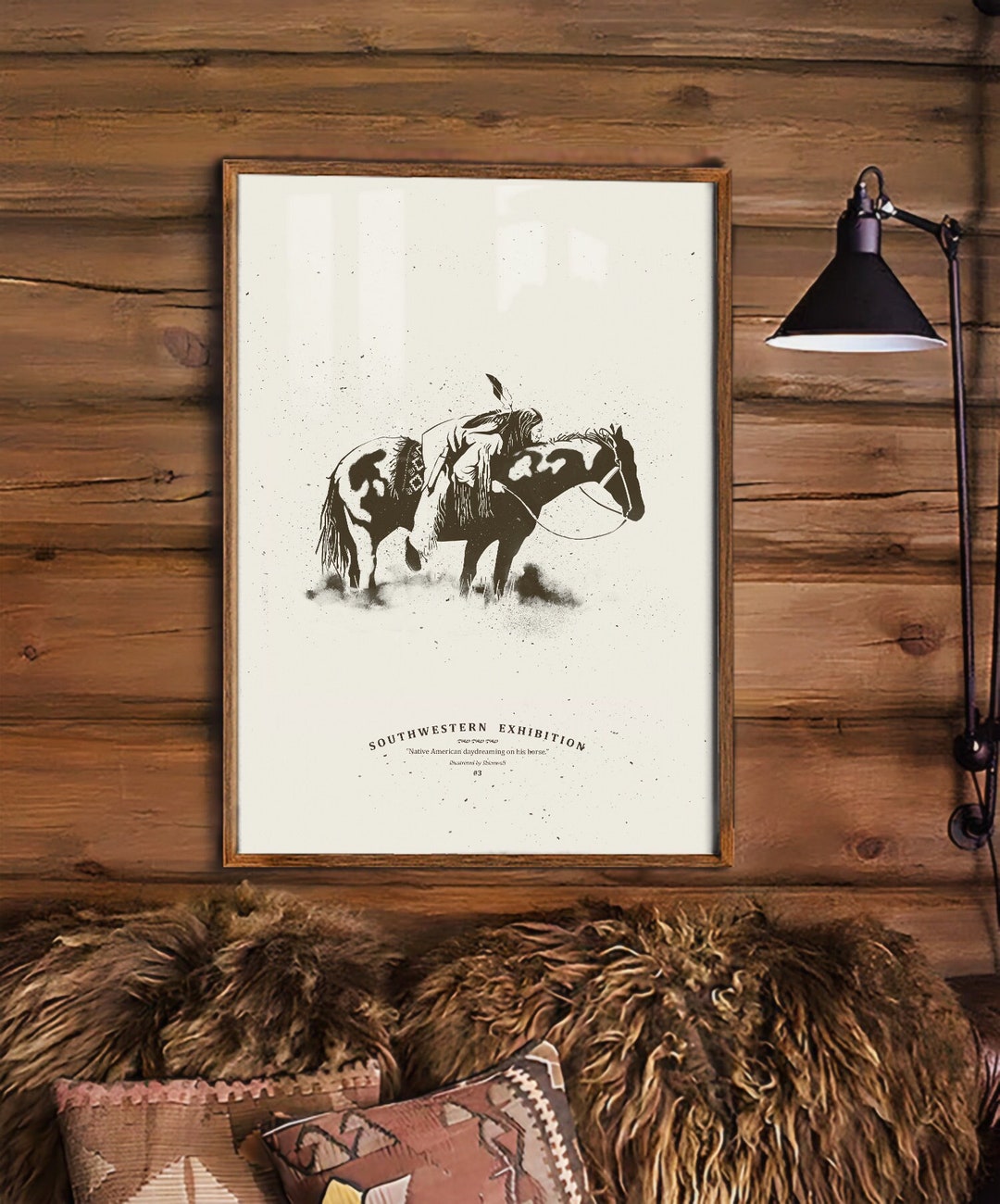 Native American Poster Ranch Wall Decor Southwestern Print - Etsy