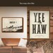 Cowboy up Typography Art Print Western Wall Decor Modern - Etsy