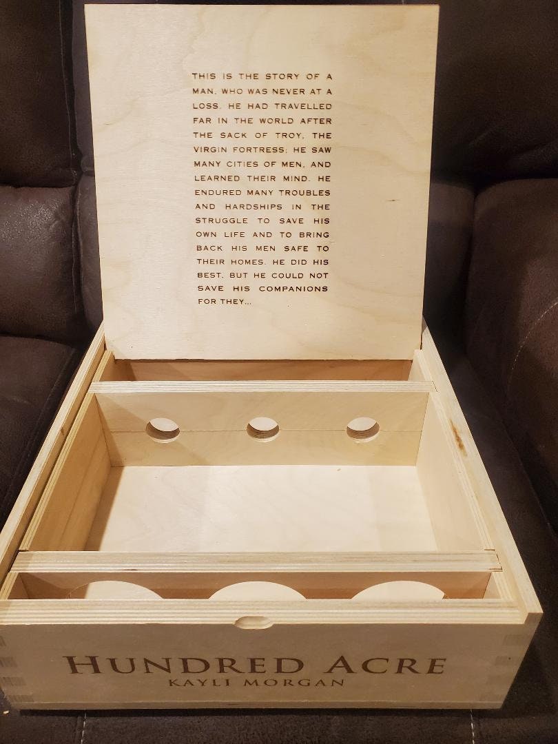 100 Acre 3 Bottle Wooden Wine Box 2016 Vintage - Etsy