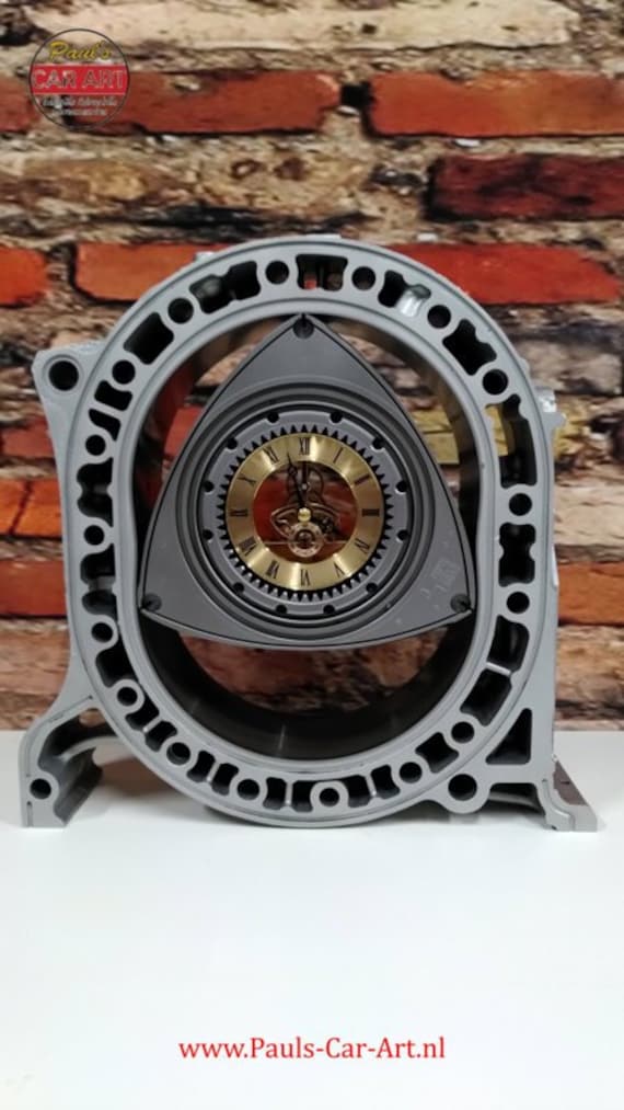 Wankel Engine Clock Mazda Rotating Rotary Engine Clock Uhr - Etsy UK