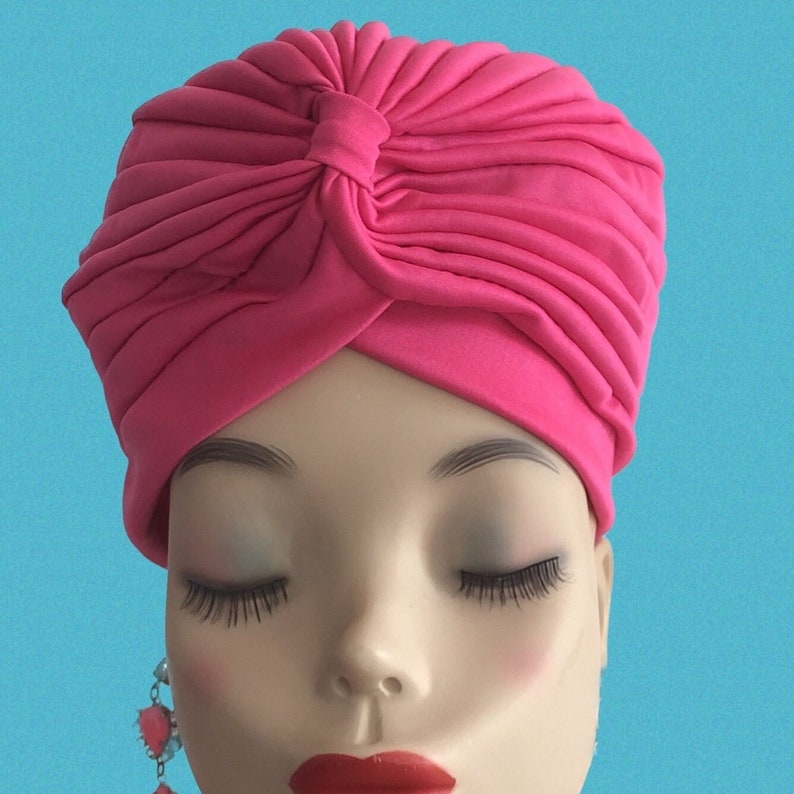 Vintage Style Pleated Turban in Several Colours - Etsy