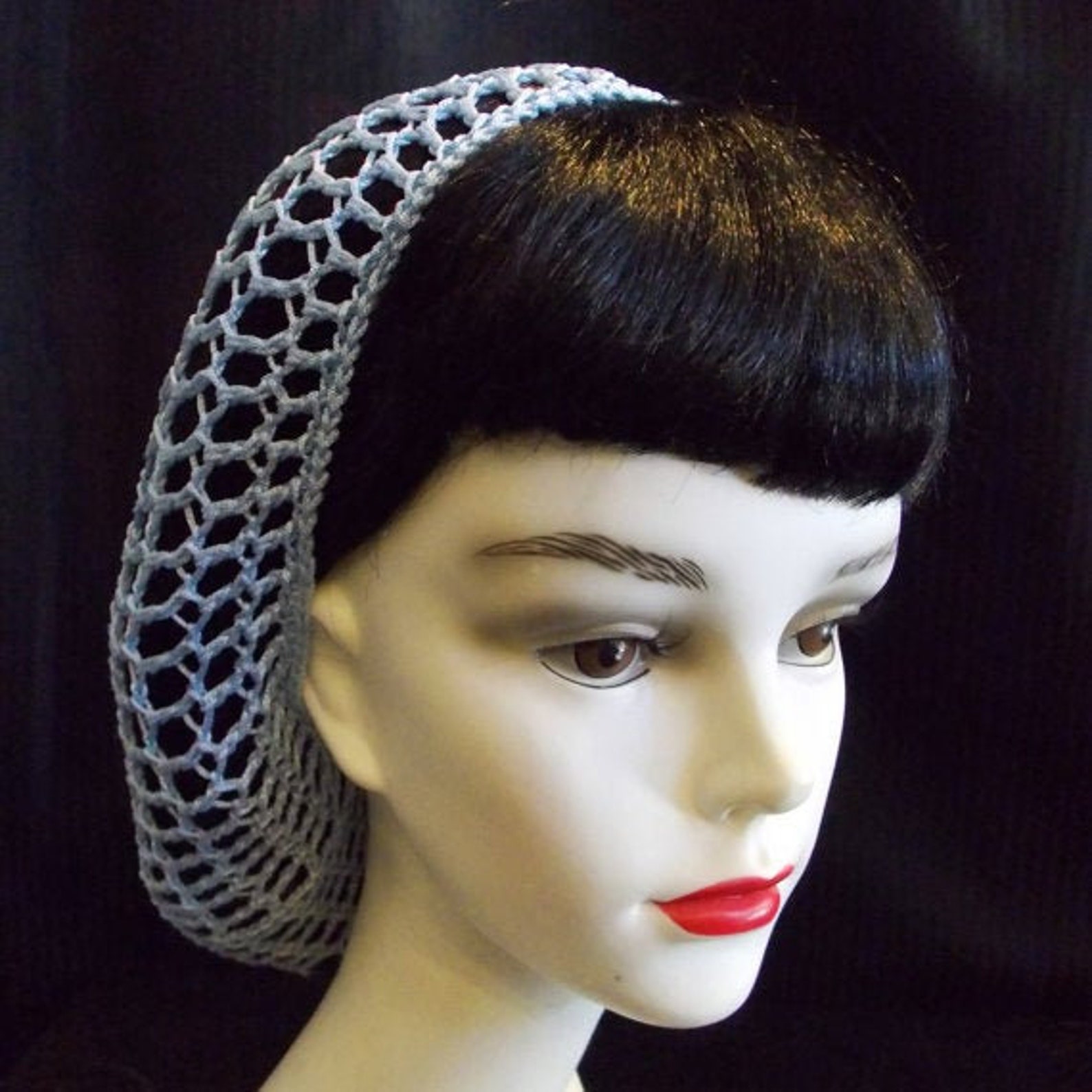 Crochet Hair Snood - Etsy