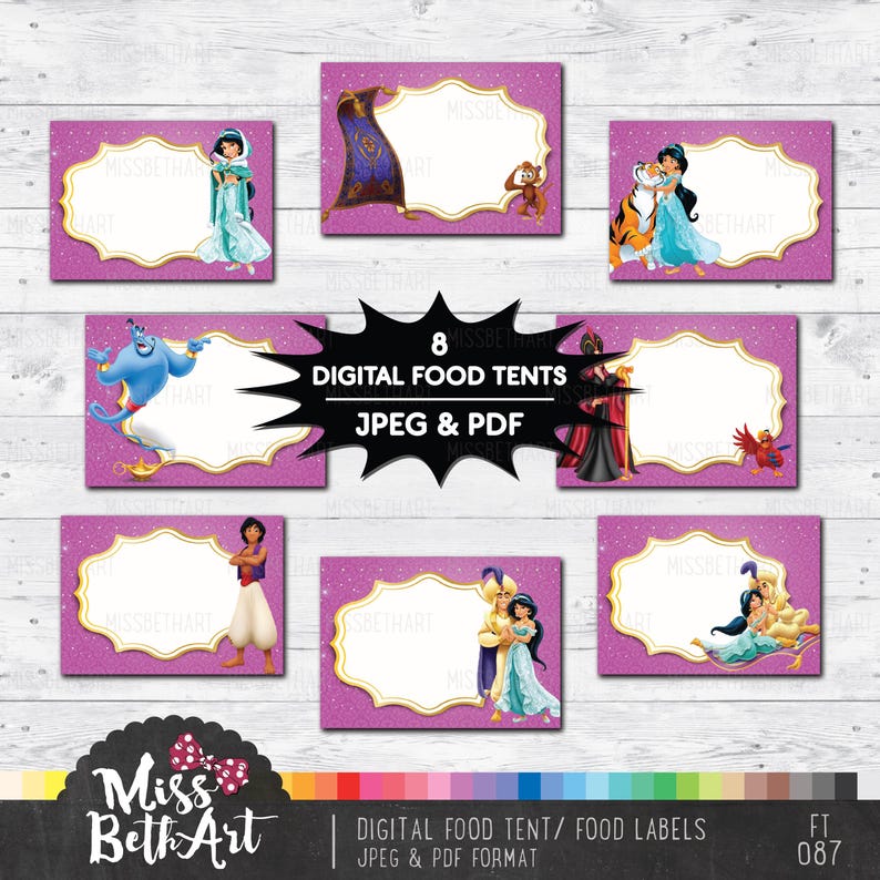 Instant Download - Digital Instant Download - Digital Aladdin Food ...