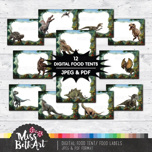 Dinosaur Food - Etsy