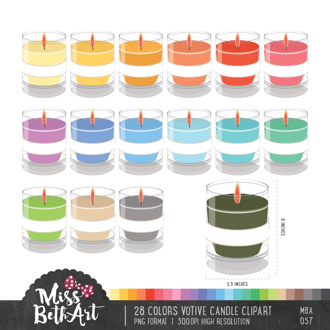 28 Colors Vovite Candle Clipart. School Clipart. Learning Clipart ...
