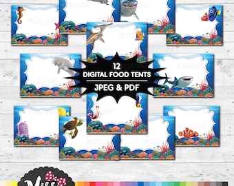 Finding Nemo Food Labels Digital File Instant Download - Etsy