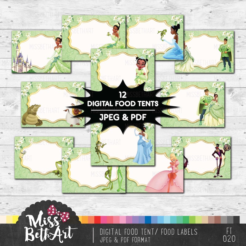 Princess Labels - Etsy