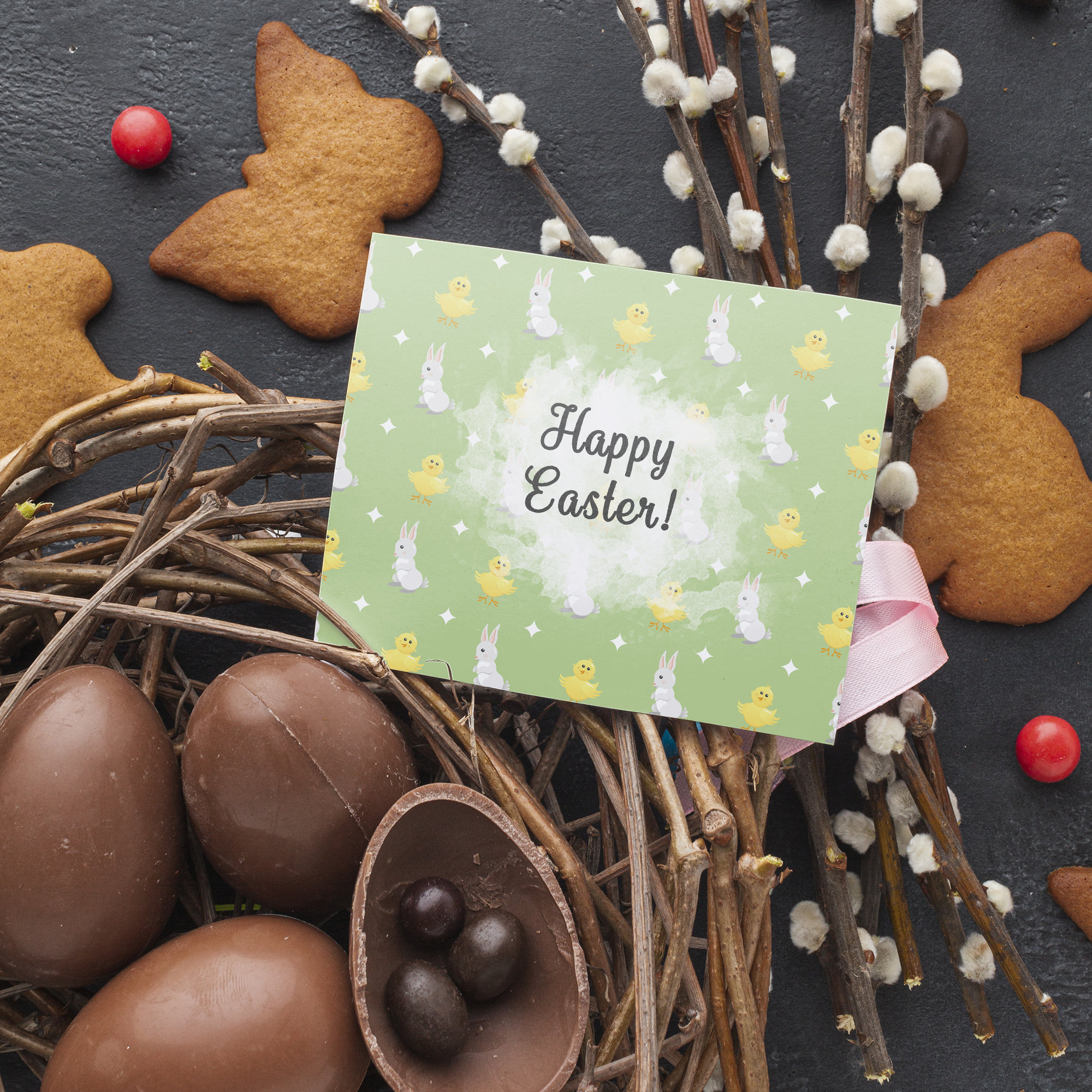 Easter Digital Paper Easter Scrapbooking Kit Easter Bunnies Paper Chick ...