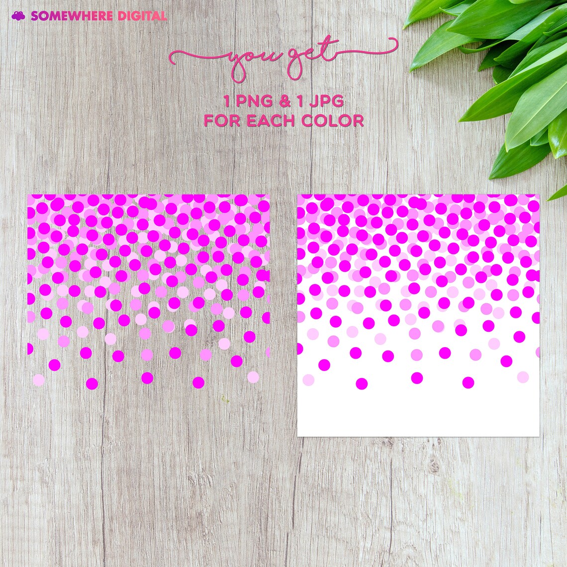Confetti clipart Confetti digital papers Confetti clip art | Etsy